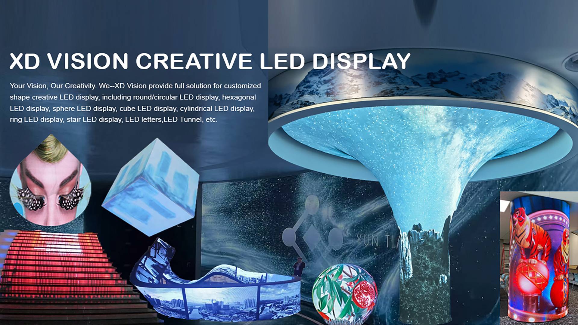 Creative and Custom-Design LED Display Manufacturer - XD VISION